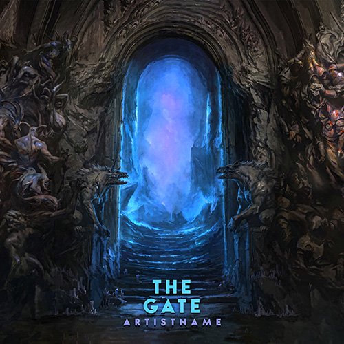 Metalcore Cover Art Design • The Gate • Buy Cover Artwork