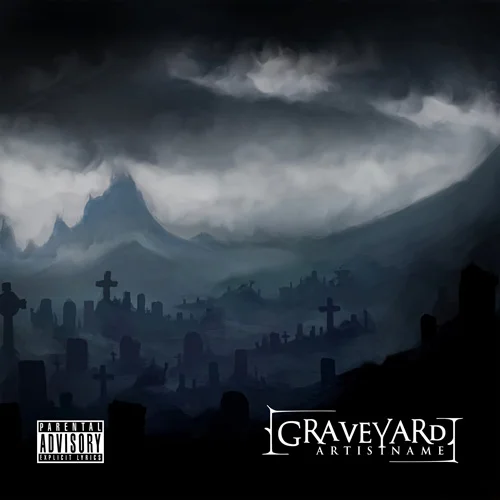 Buy & Download Graveyard Premade Black Metal Cover Art Design