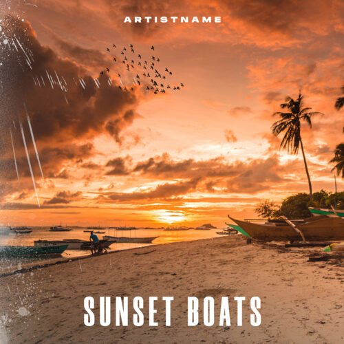Buy Sunset Boats Ibiza Album Cover Art • Buy Cover Artwork