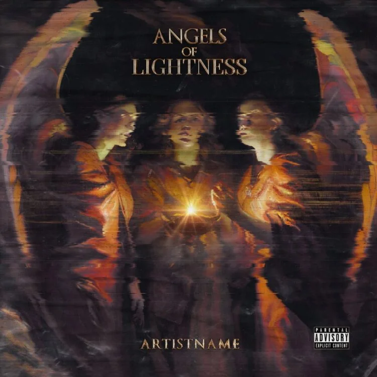 Buy Angels Of Lightness Angels Of Lightness Premade Album Cover Art ...