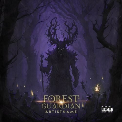Buy Forest Guardian Forest Guardian Premade Album Cover Art • Buy Cover ...