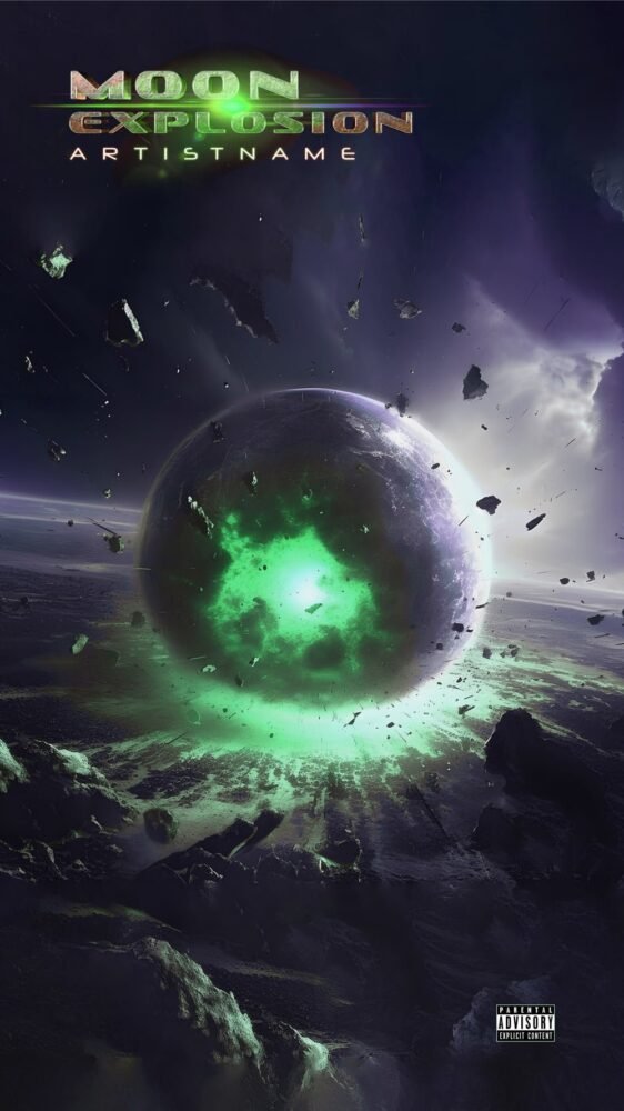 Moon Explosion Exclusive Premade Animation For Sale • BCAW